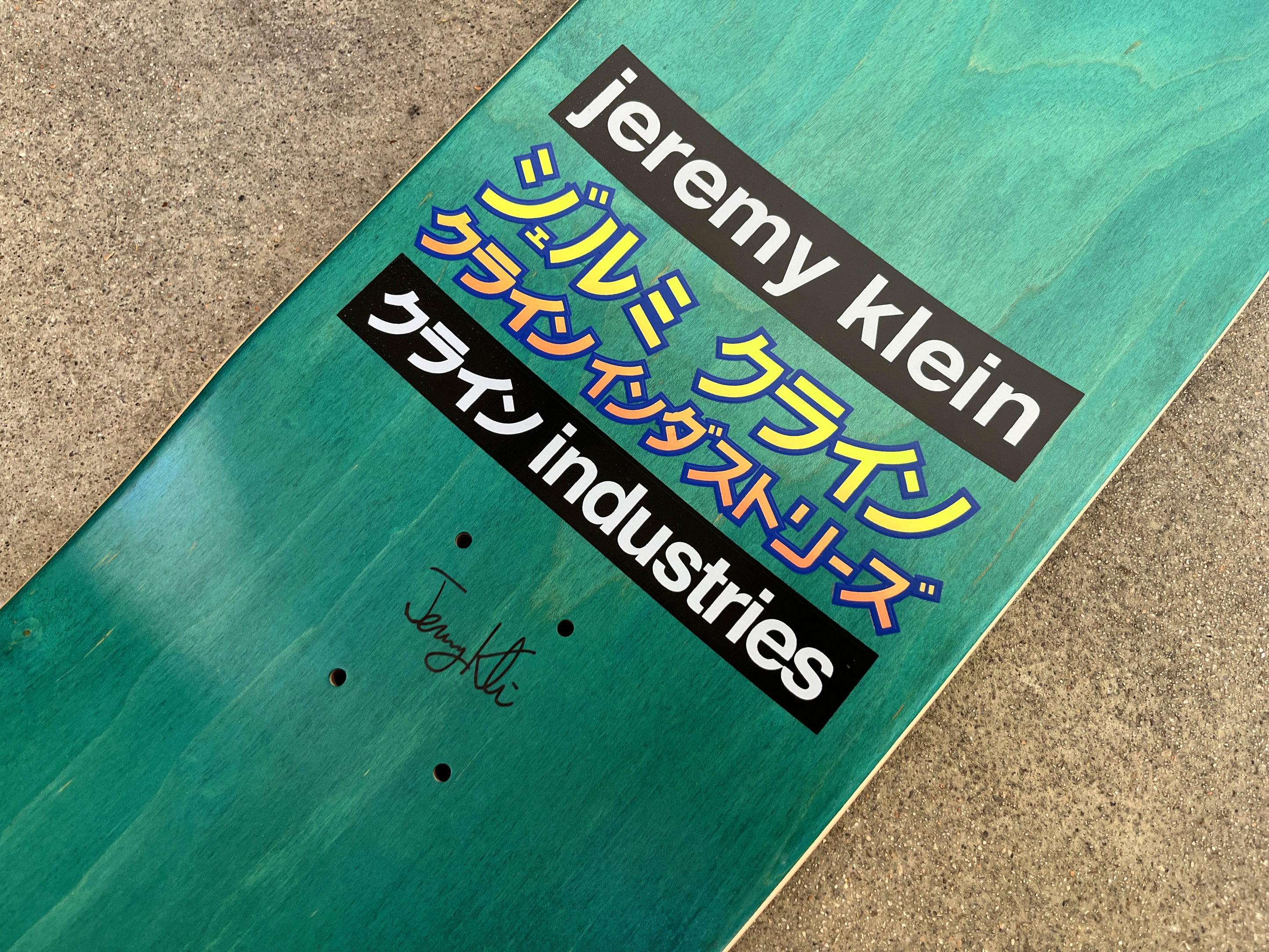jeremy klein hand screened dream girl board pink original size 9.5 X 31 ...